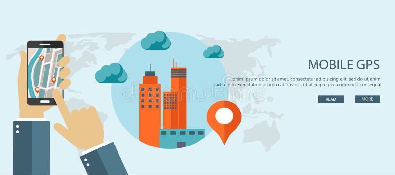 Navigation and Global Positioning System GPS Device with Navigation ...