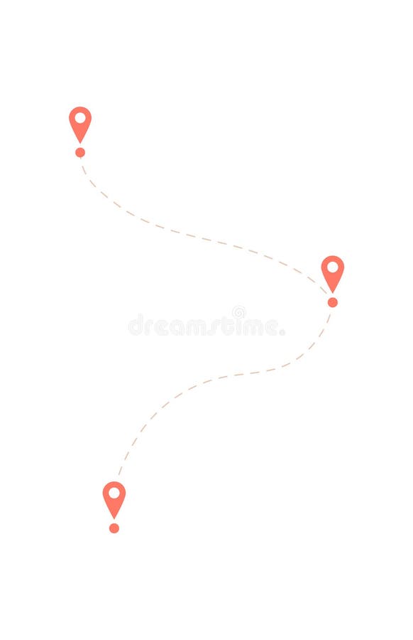 Mobile Gps Navigation in Flat Style Stock Vector - Illustration of ...