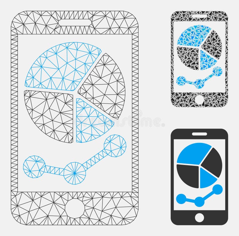 Mobile Graphs Vector Mesh Carcass Model and Triangle Mosaic Icon Stock ... Mobile Graphs Vector Mesh Carcass Model and Triangle Mosaic Icon Stock ...