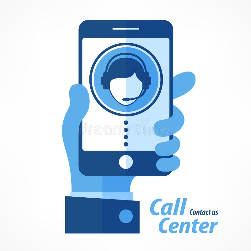 Hand Call Me Gesture - Vector Illustration Stock Illustration ...