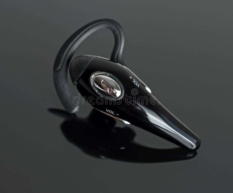 Mobile Handsfree Bluetooth Device. Stock Image - Image of mobile, close ...