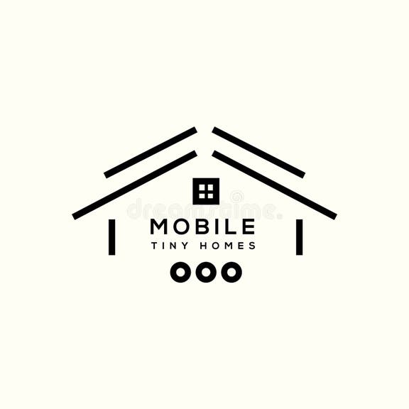Mobile homes vector logo stock vector. Illustration of concept - 128325365