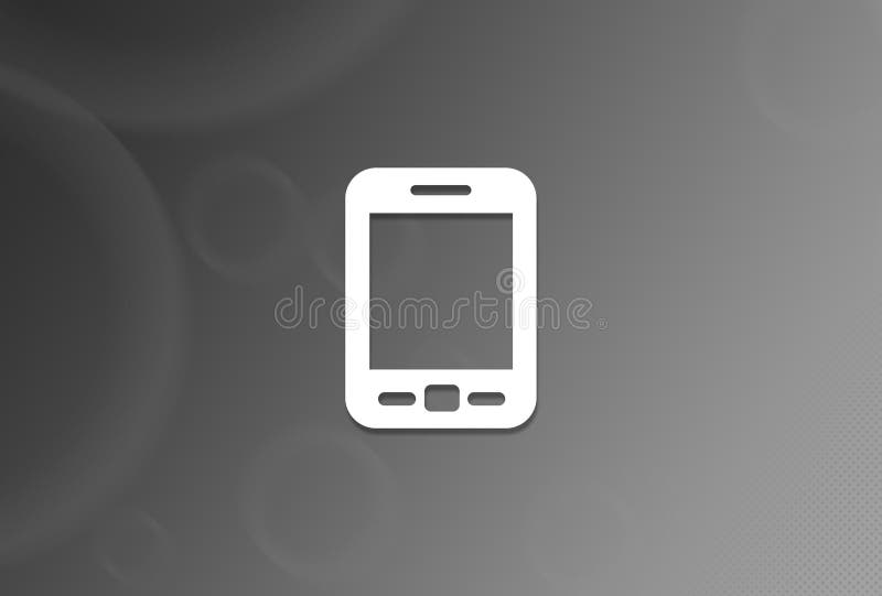 Mobile icon stock illustration. Illustration of device - 262111727
