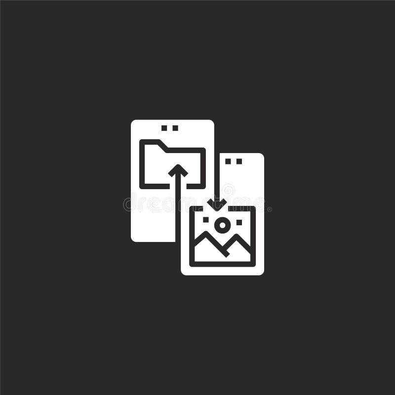 Mobile Icon. Filled Mobile Icon for Website Design and Mobile, App ...