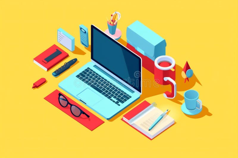 Desktop Computer Design Colours Web Business Minimal Technology Gadget ...