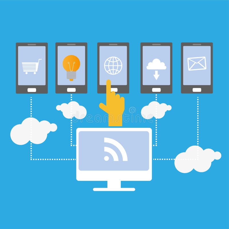 Mobile info stock vector. Illustration of concept, smartphone - 39600096