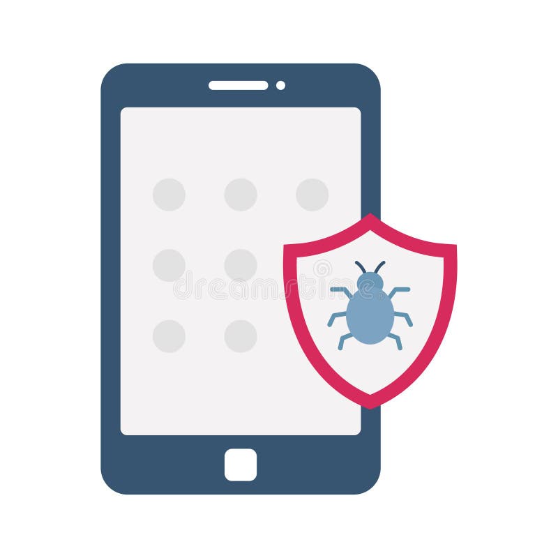 Mobile Insecurity Flat Vector Icon Which Can Easily Modify or Edit ...