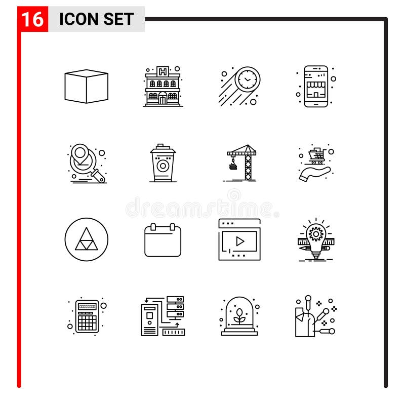 16 Creative Icons Modern Signs and Symbols of Coffee, Marketing ... 16 Creative Icons Modern Signs and Symbols of Coffee, Marketing ...