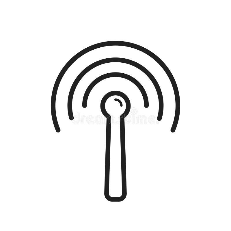 Mobile Internet, Media Icon. Communication Network Vector Illustration ...