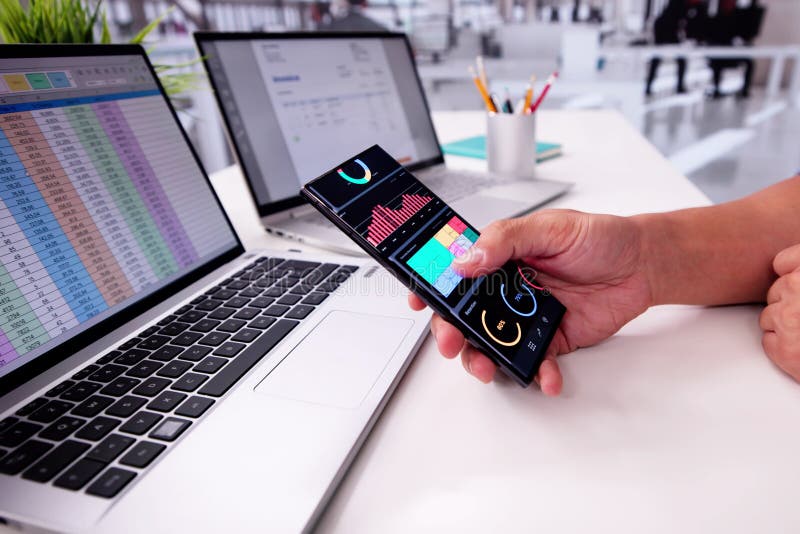 Mobile KPI Analytics Dashboard Stock Photo - Image of predict, graphs ... Mobile KPI Analytics Dashboard Stock Photo - Image of predict, graphs ...