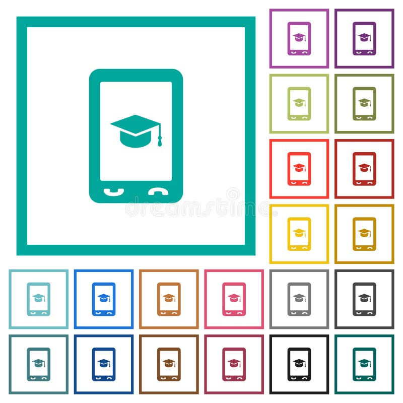 Learning Icons Flat Square Stock Illustrations – 898 Learning Icons ...