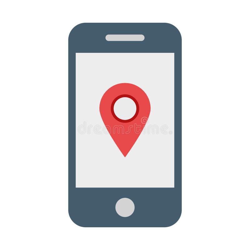 Mobile Location, Mobile, Pin, Location Fully Editable Vector Icon Stock ...