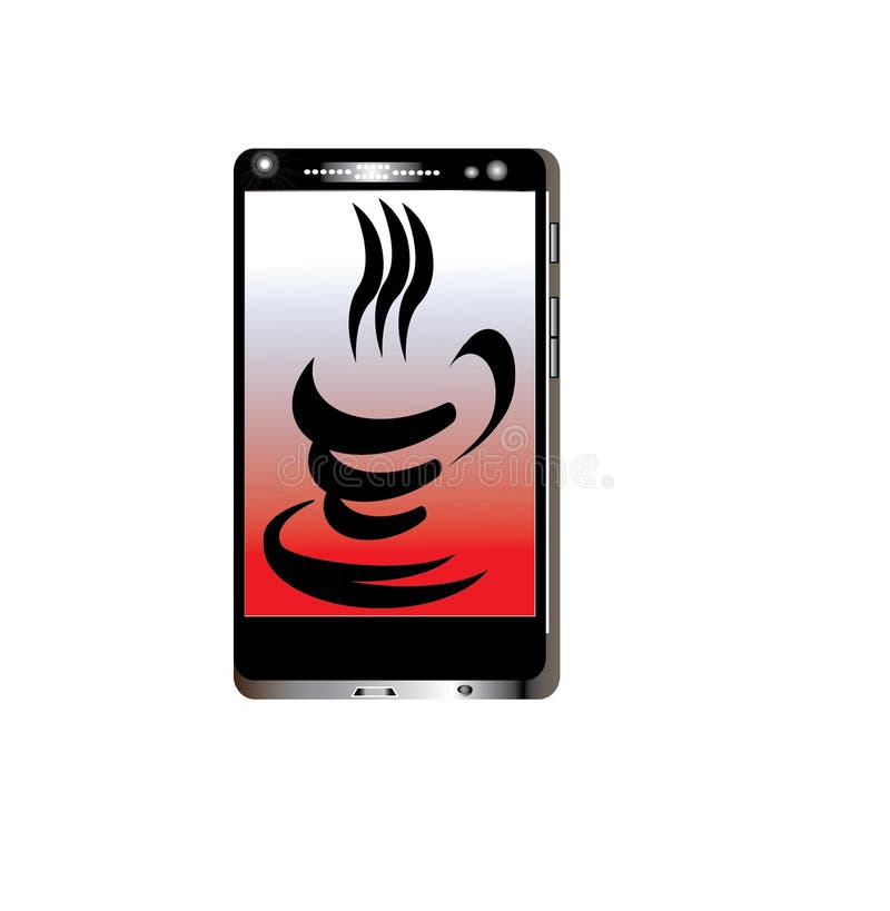 Mobile Logo Icon Sign App Java Stock Illustration - Illustration of ...