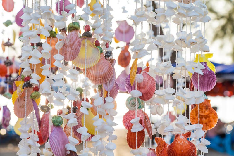 Mobile from variety shells stock photo. Image of seashells - 39300946