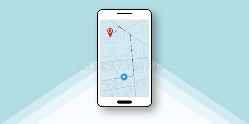 Blank Mobile Screen with Colorful Flags and Empty Side on Pastel ...