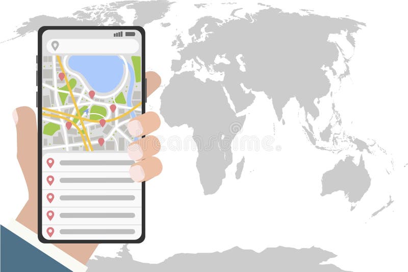 Mobile stock illustration. Illustration of application - 171649473