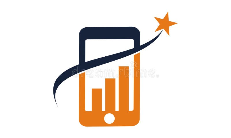 Mobile Marketing Template stock vector. Illustration of logo - 104294963