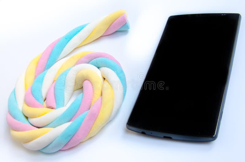 Mobile Marshmallow Google Android Version 6.0 Stock Photo - Image of ...