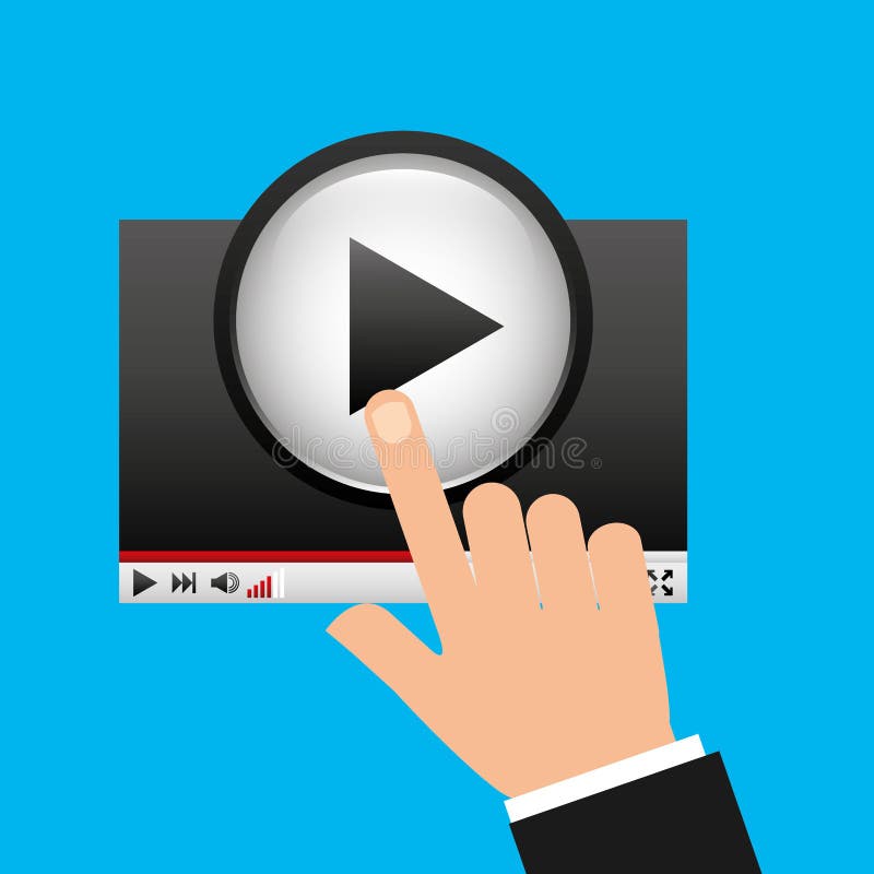 Mobile media player icons stock vector. Illustration of glossy - 85370481