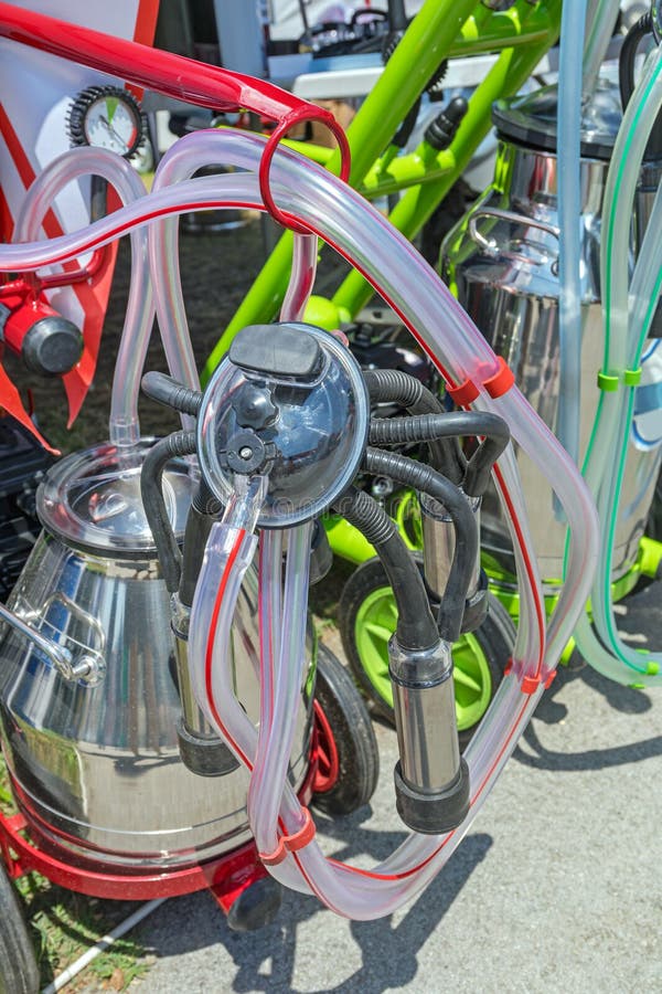 Mobile Milking Machine stock image. Image of food, machine - 282314813