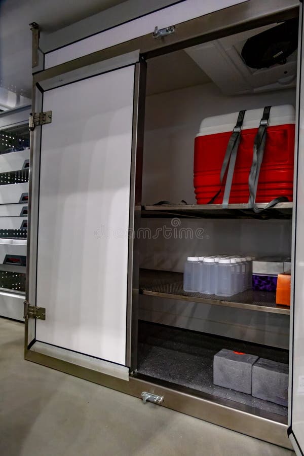 A Mobile Mobile Laboratory Based on an Automobile Van Stock Image ...