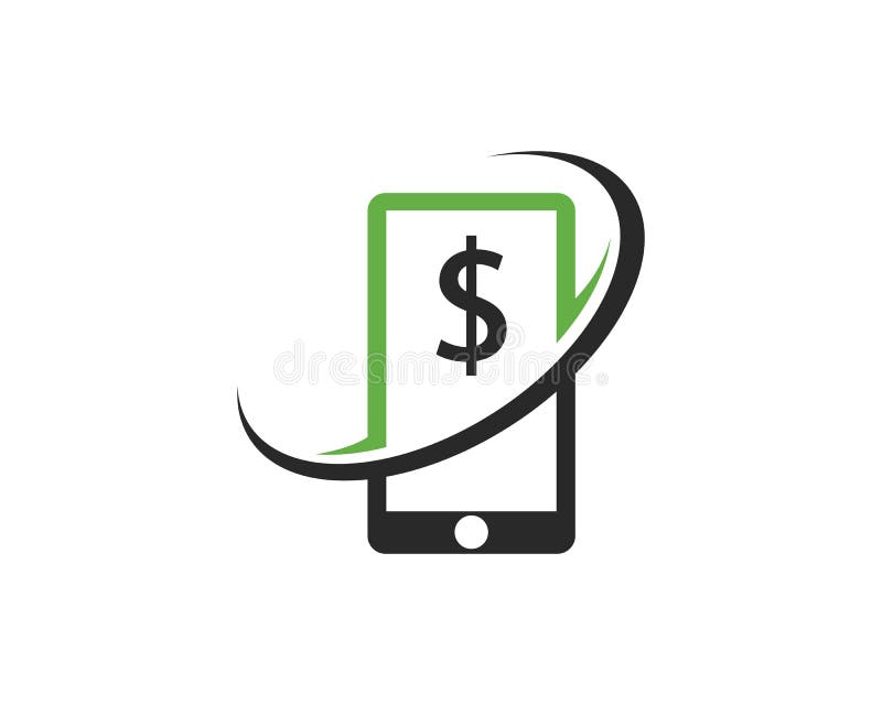 Mobile money logo vector stock vector. Illustration of financial ...