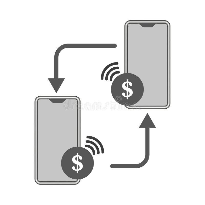 Mobile Money Transfer. Digital Payment Exchange. Financial Business ...