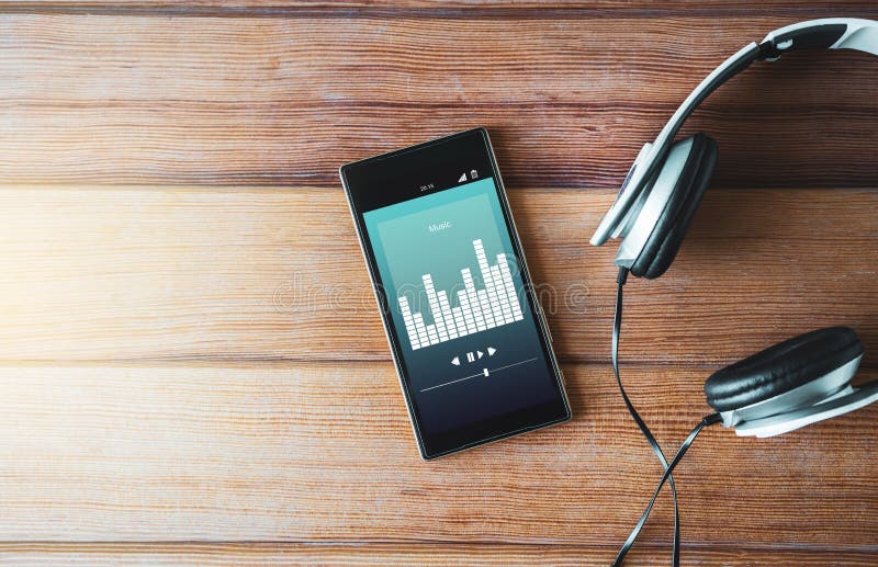 Mobile music concept stock image. Image of executive - 245084551