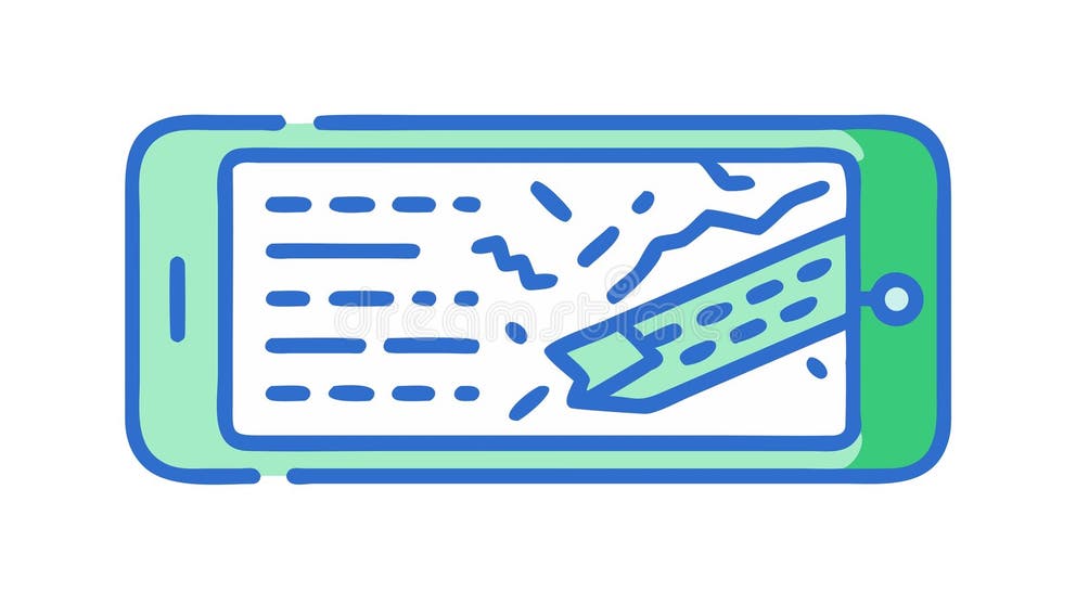 Mobile Navigation Map. GPS Routing and Location Tracking. Vector Design ...