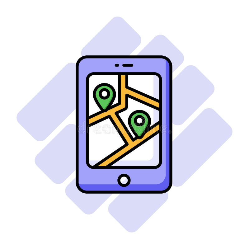 Mobile Navigation Vector Design in Modern Style, Easy To Use Icon Stock ...