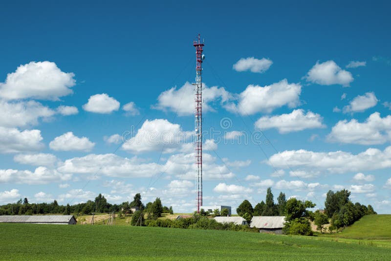 Mobile Network Aerials stock photo. Image of connection - 39261244