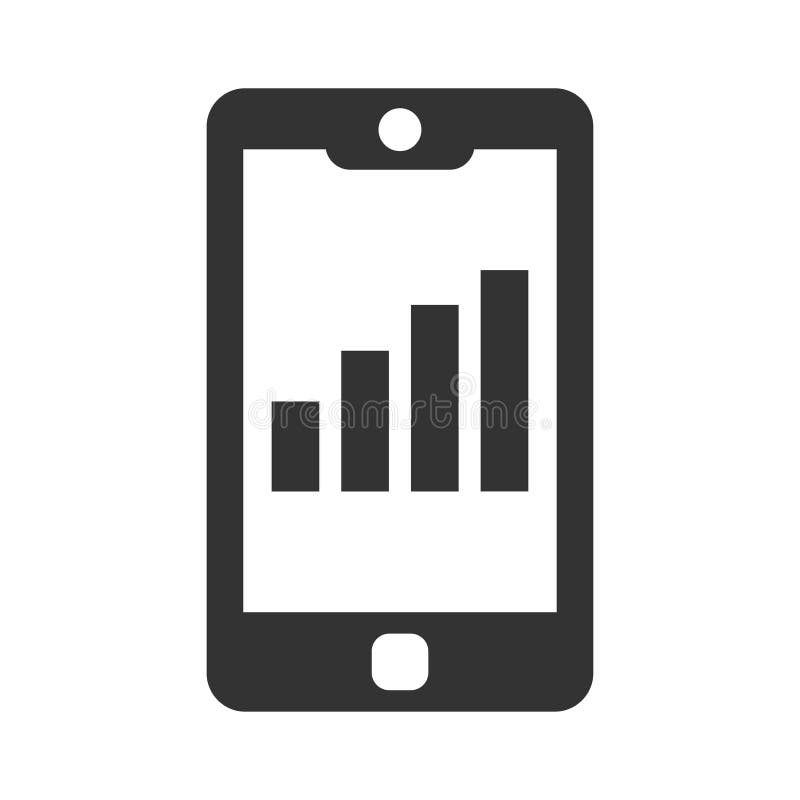 Mobile network icon stock vector. Illustration of designed - 212680025