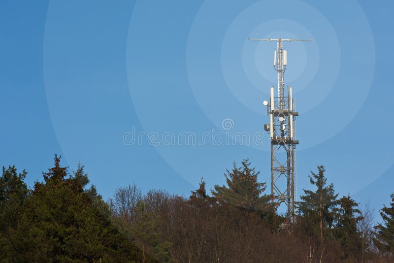 Mobile network radio mast stock photo. Image of internet - 28523090