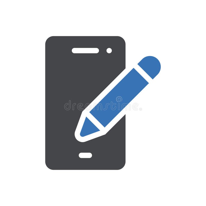 Mobile note stock vector. Illustration of school, teacher - 216654808