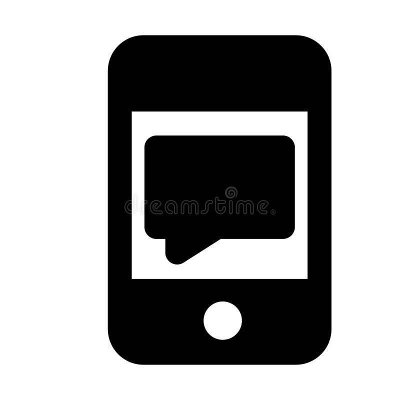 Mobile Notification Vector Icon Which is Suitable for Commercial Work ...
