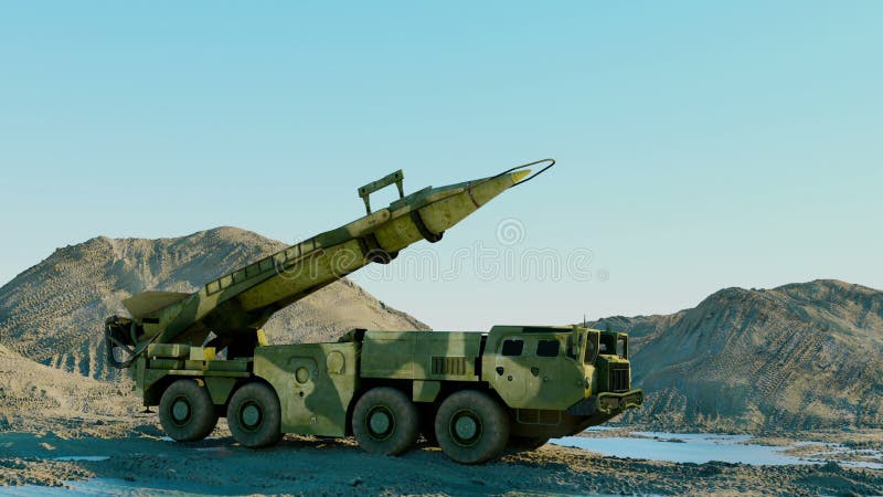 Mobile Nuclear Ballistic Missile. Russian Ballistic. Realistic ...