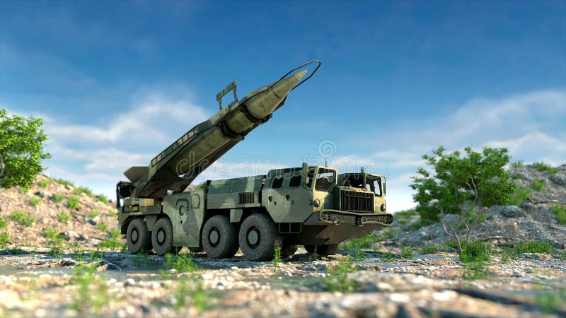 Mobile Nuclear Ballistic Missile. Russian Ballistic. Realistic ...