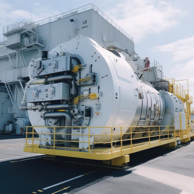 Mobile Nuclear Reactor stock photo. Image of contamination - 303493624