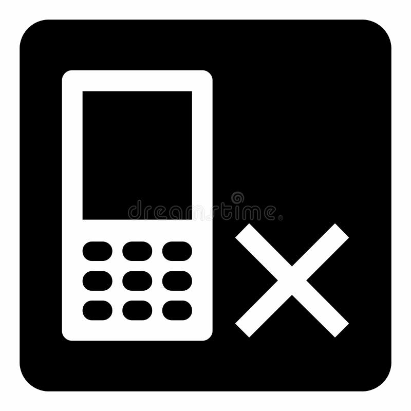 Off Mobile Sign Switch Off Phone Icon No Phone Allowed Mobile Warning ...