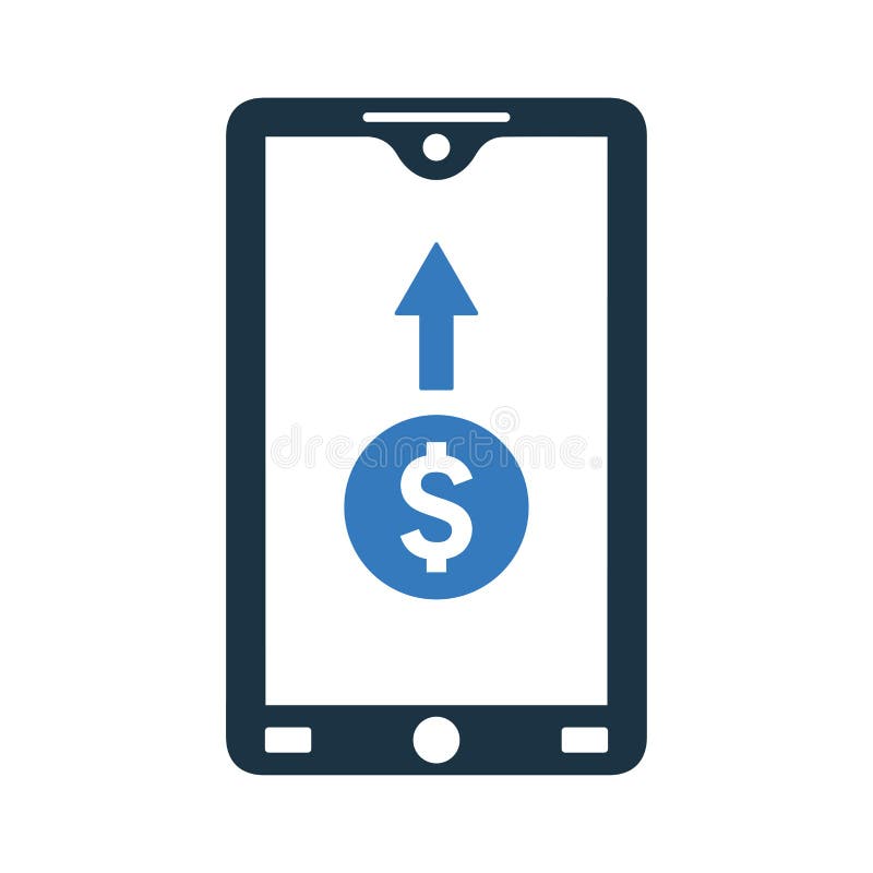 Mobile, Pay, Payment Icon. Simple Editable Vector Design Isolated on a ...