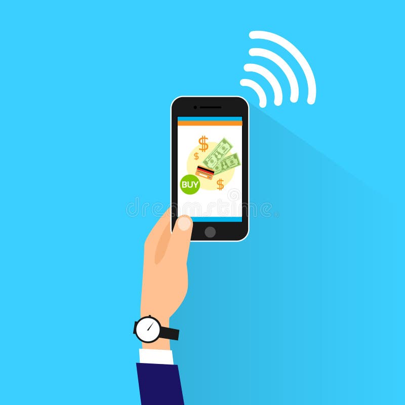 Cell Mobile Pay Phone Smart Stock Illustrations – 2,804 Cell Mobile Pay ...