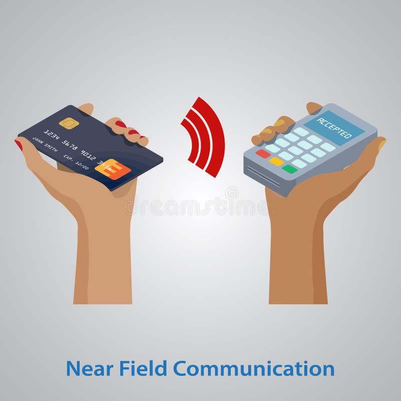 Mobile Payment Concept with a Symbol of Credit Stock Vector ...