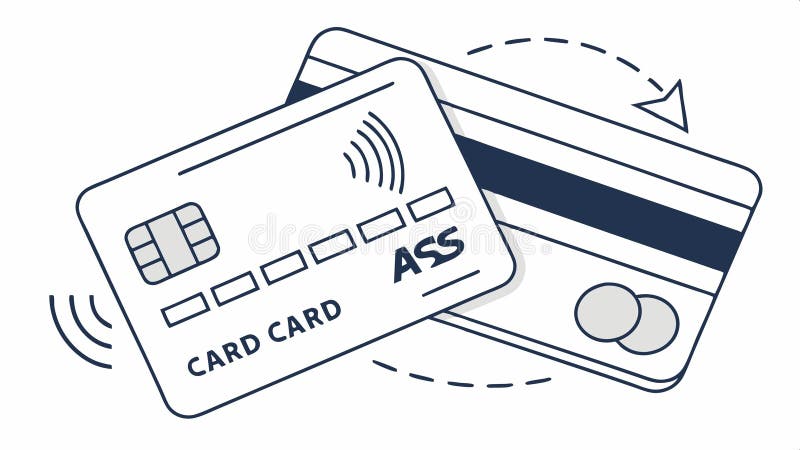 Mobile Payment with Credit Card and Phone, Digital Transaction Vector ...