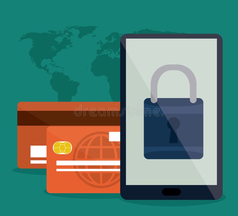 Mobile payment design stock vector. Illustration of modern - 66518569