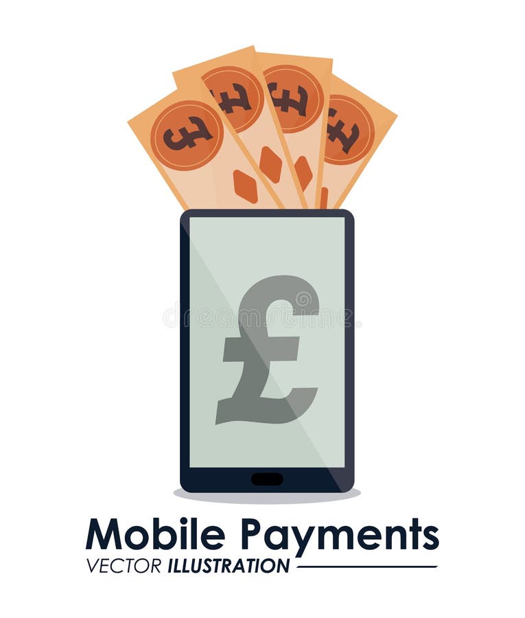 Mobile Payment Icons Design Stock Vector - Illustration of merchandise ...