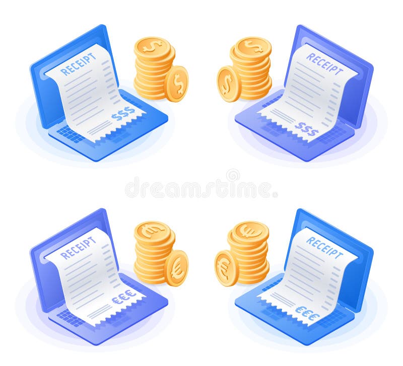 Stack Receipt Stock Illustrations – 710 Stack Receipt Stock ...