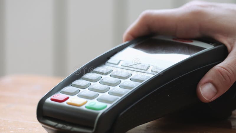 Mobile Payment: a Simple Tap To Pay. Stock Footage - Video of ecommerce ...