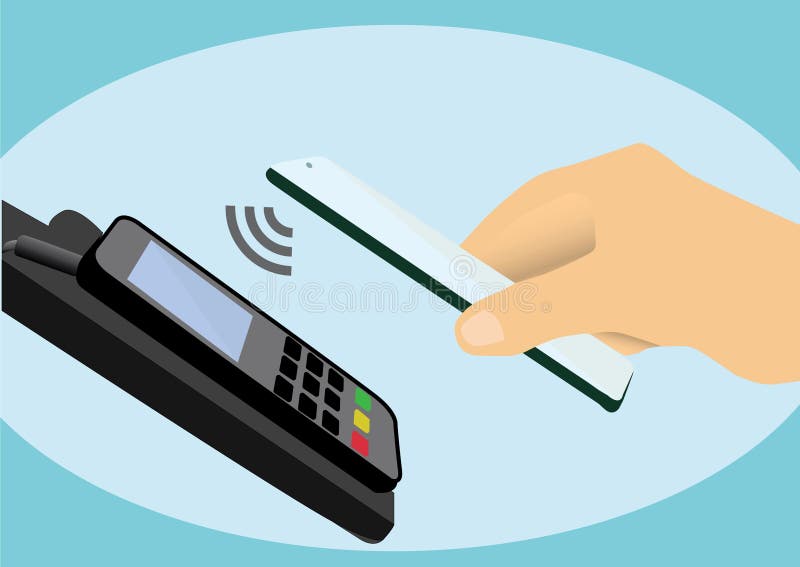 Mobile Payment Transaction Via Smart Phone. Contactless Payment by ...