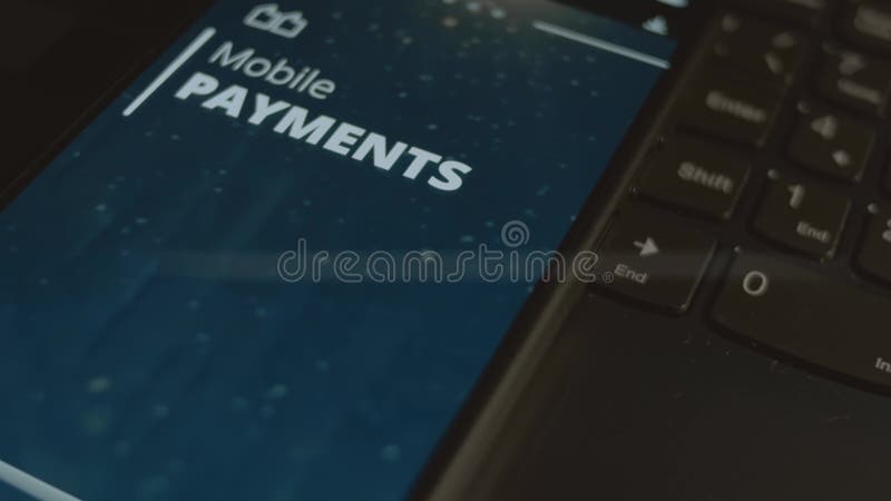 Mobile Payments: a Tap Away from Convenience. Smartphone with a Credit ...