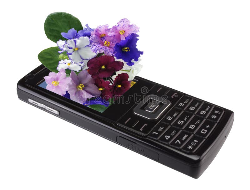 Mobile phone in a box stock photo. Image of screen, celebratory - 12318470